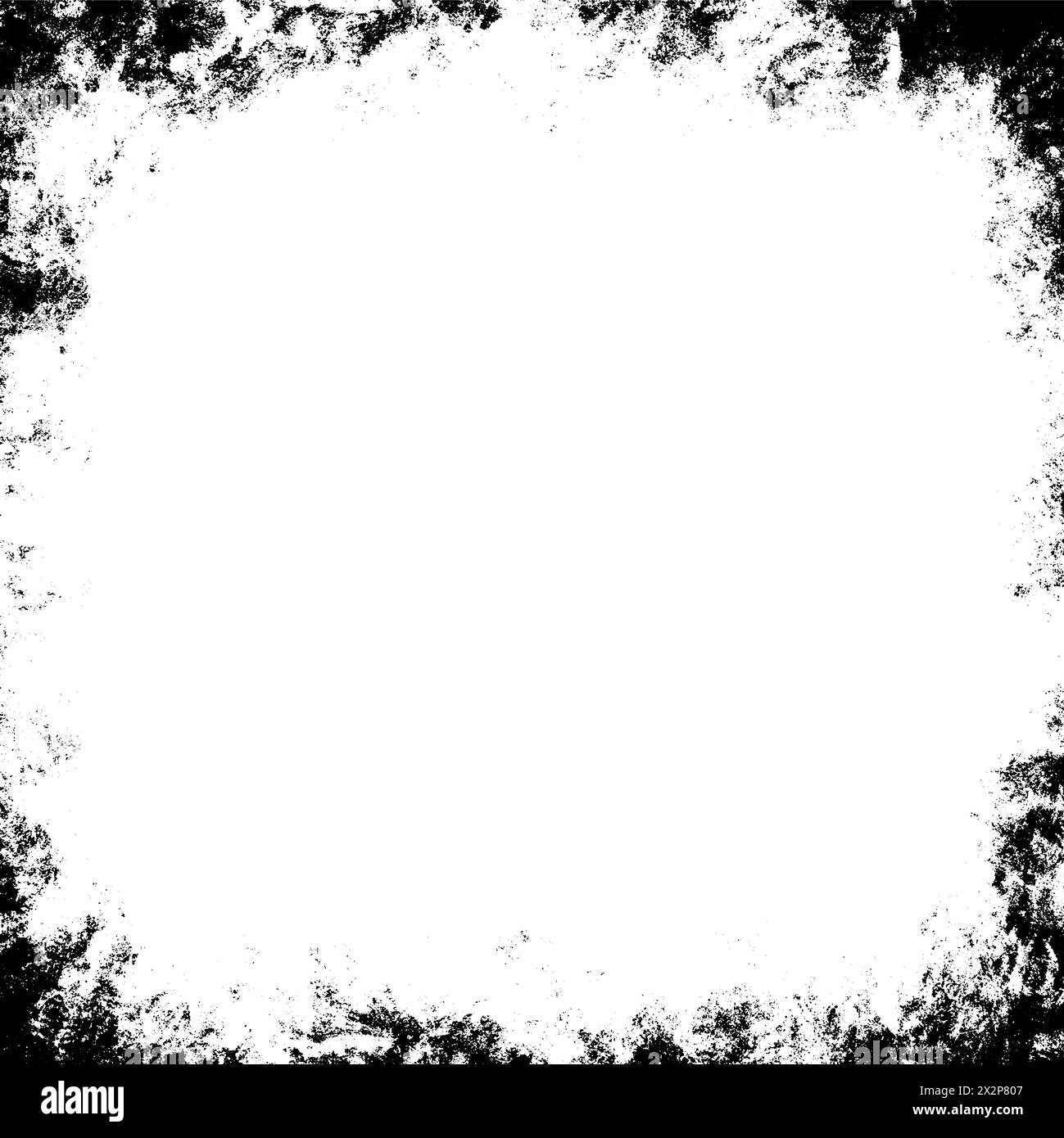 a dirty wall texture frame background on transparent background Stock ...