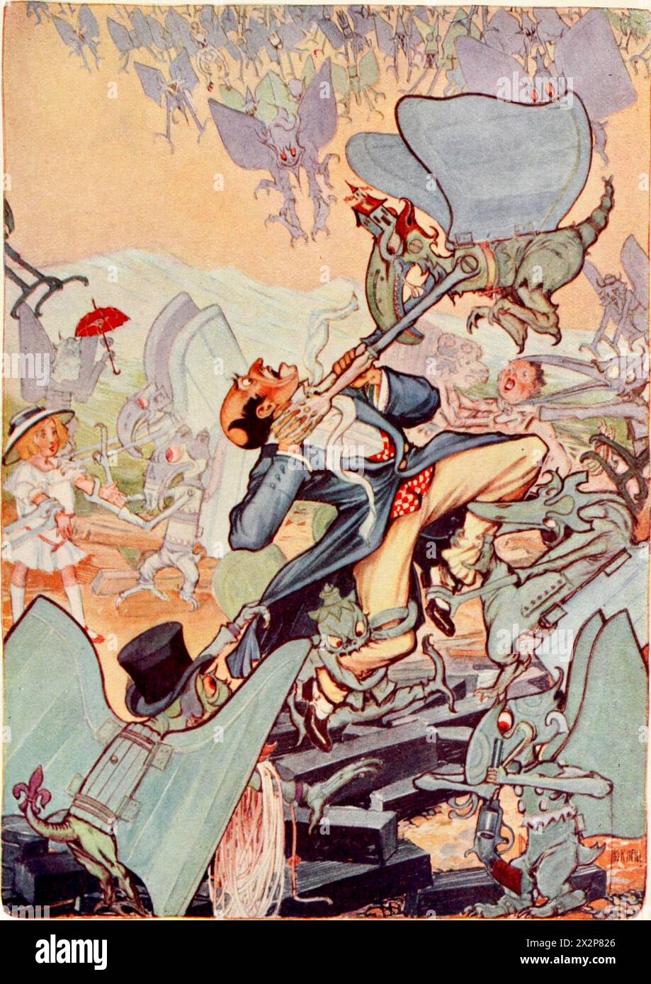 John R Neill - Dorothy and the Wizard in Oz - 1908 Stock Photo - Alamy