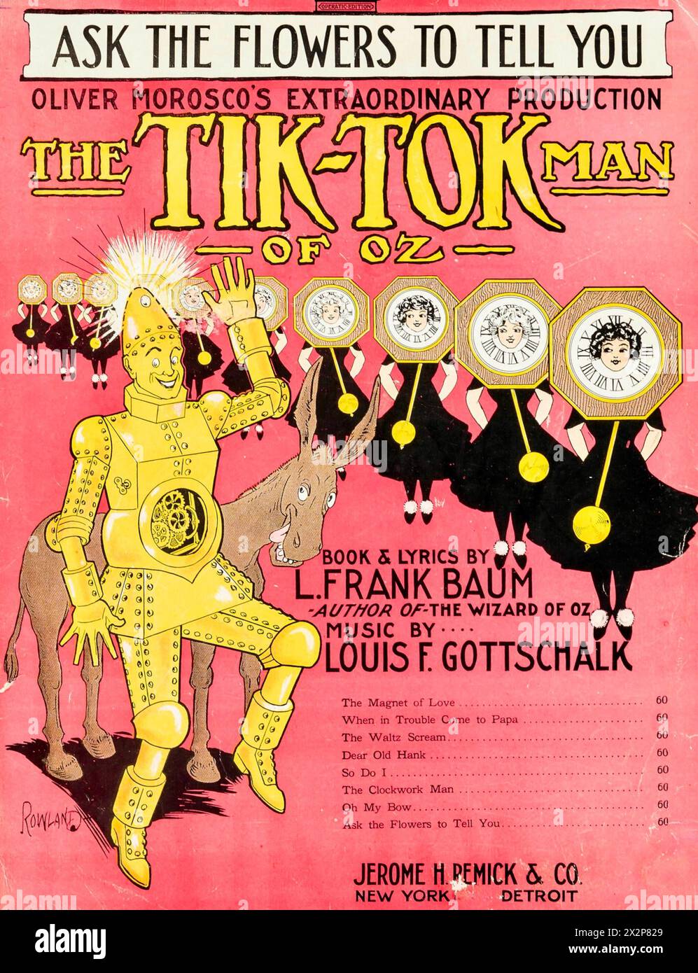 All Wound Up: The Making Of The Tik-Tok Man Of Oz - Rowland - sheet ...