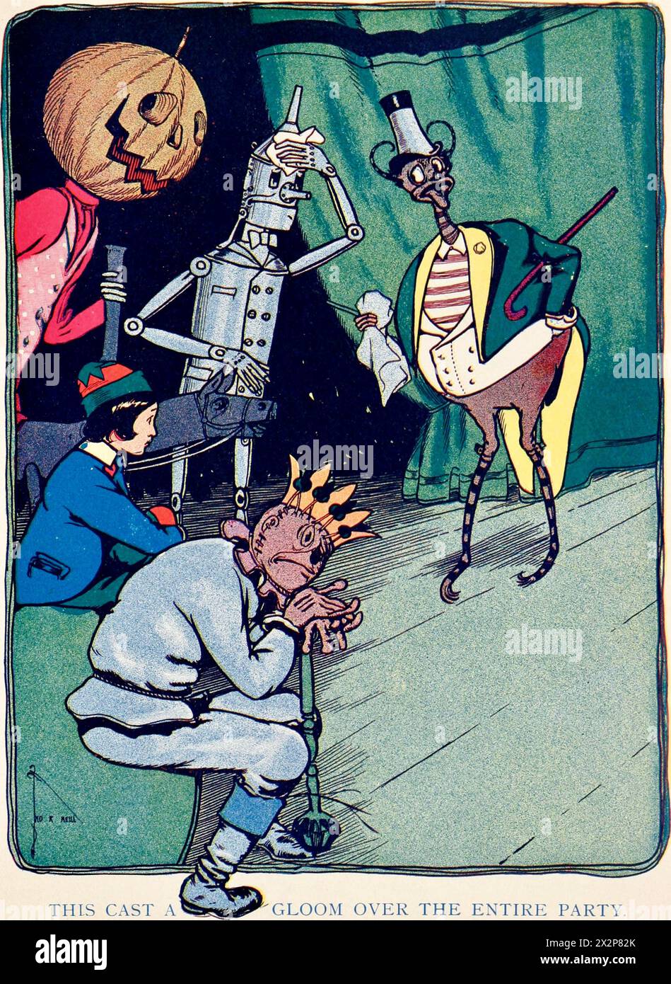 Wizard oz illustration hi-res stock photography and images - Alamy