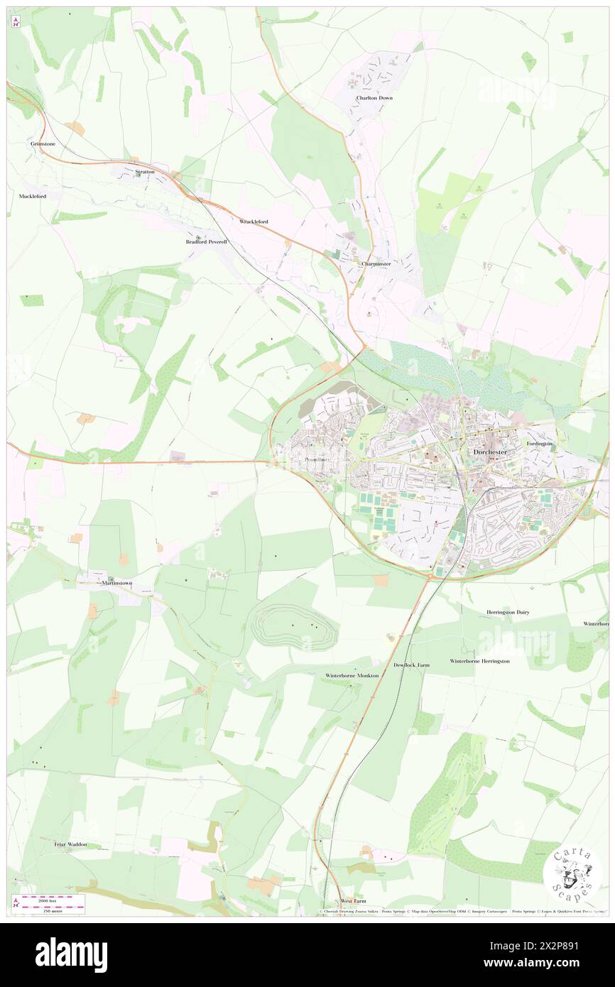 Poundbury, Dorset, GB, United Kingdom, England, N 50 42' 43'', S 2 28 ...