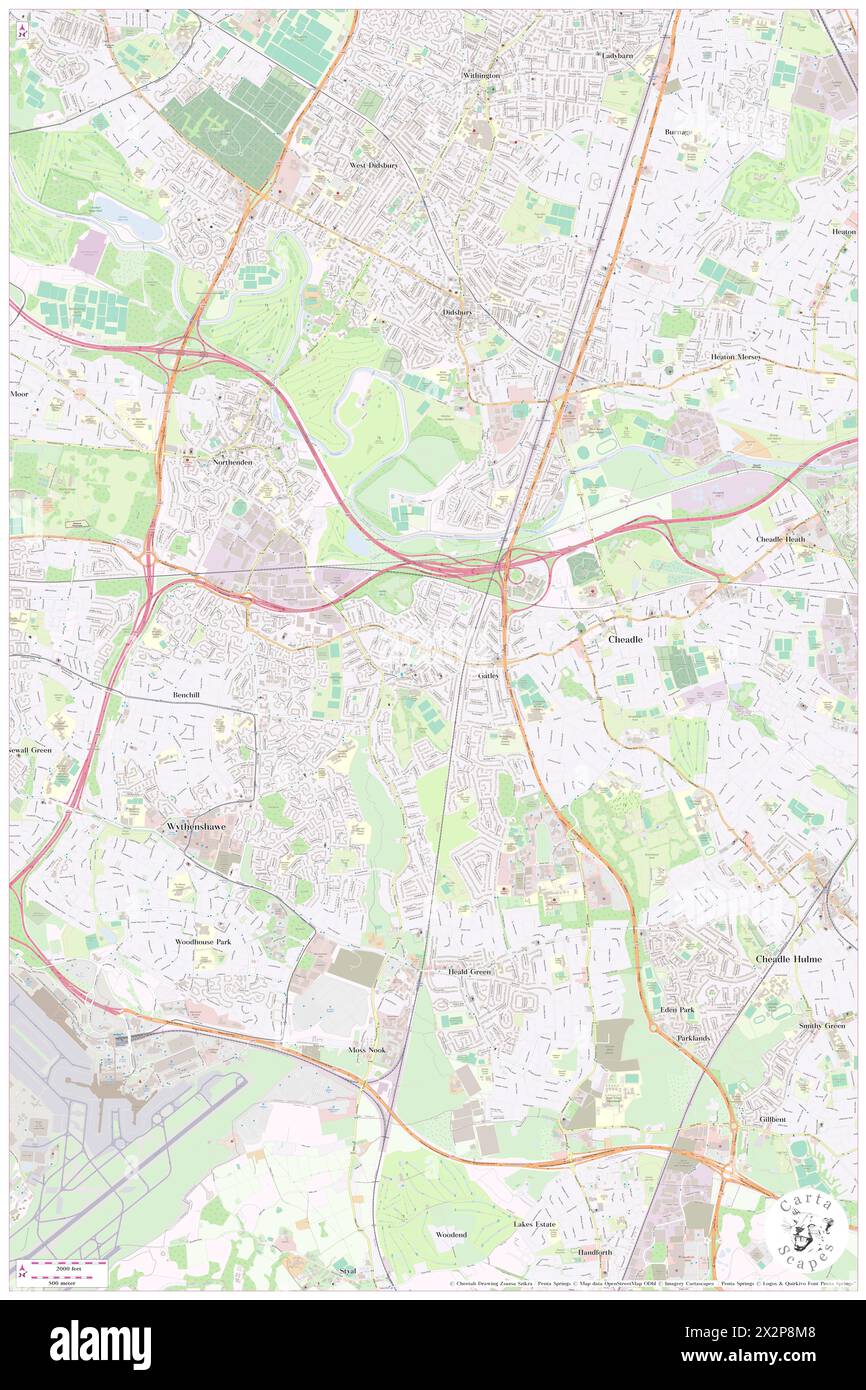 Gatley, Borough of Stockport, GB, United Kingdom, England, N 53 23' 34 ...