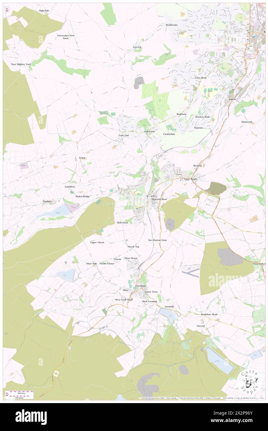 Bronte map hi-res stock photography and images - Alamy