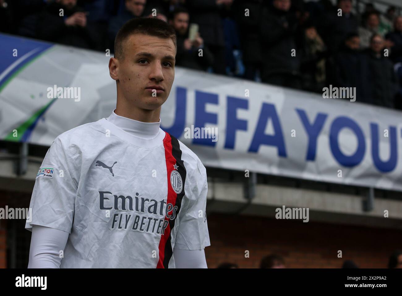 Nyon, Switzerland, 22st April, 2024. Francesco Camarda during the match ...