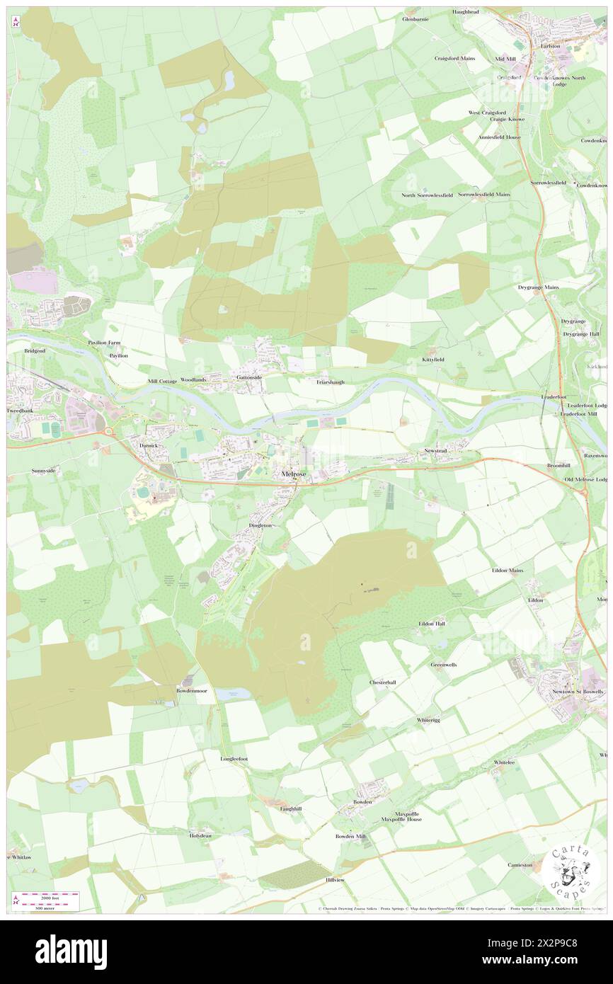 Melrose Abbey, The Scottish Borders, GB, United Kingdom, Scotland, N 55 ...