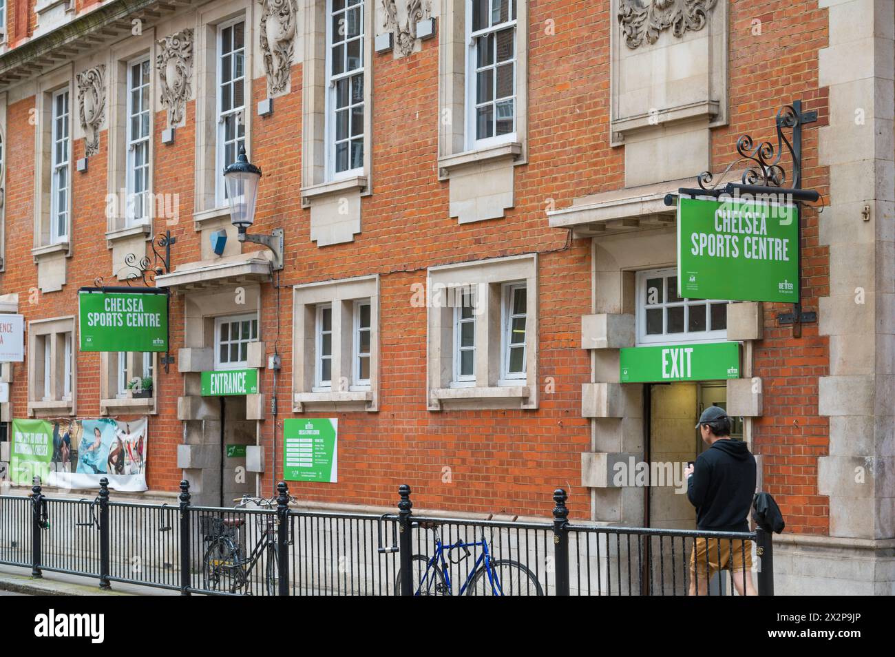 Chelsea Sports Centre, a leisure centre on Chelsea Manor Street, London ...
