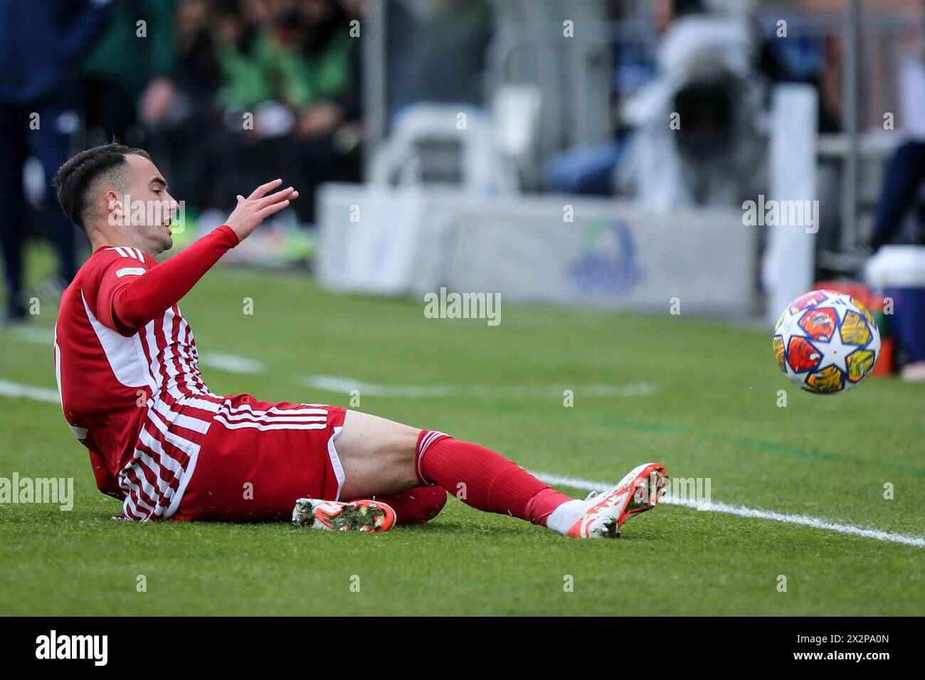 Nyon, Switzerland, 22st April, 2024. Athanasios Koutsogoulas during the ...