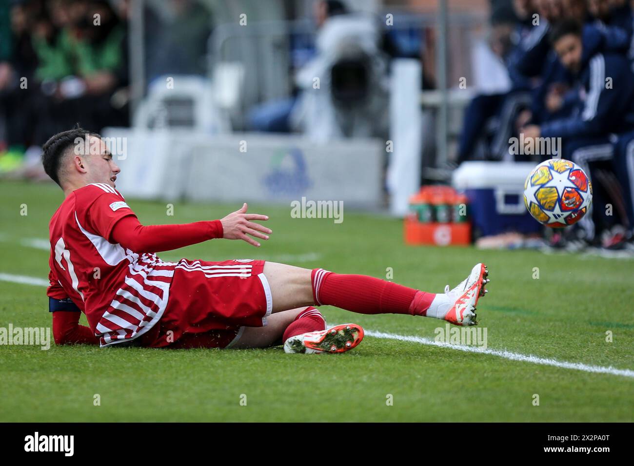 Nyon, Switzerland, 22st April, 2024. Athanasios Koutsogoulas during the ...