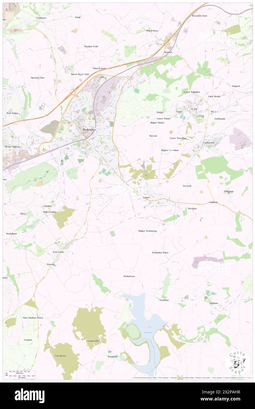 Lanner Hill Mediumwave Transmitter, Mast East, Cornwall, GB, United ...