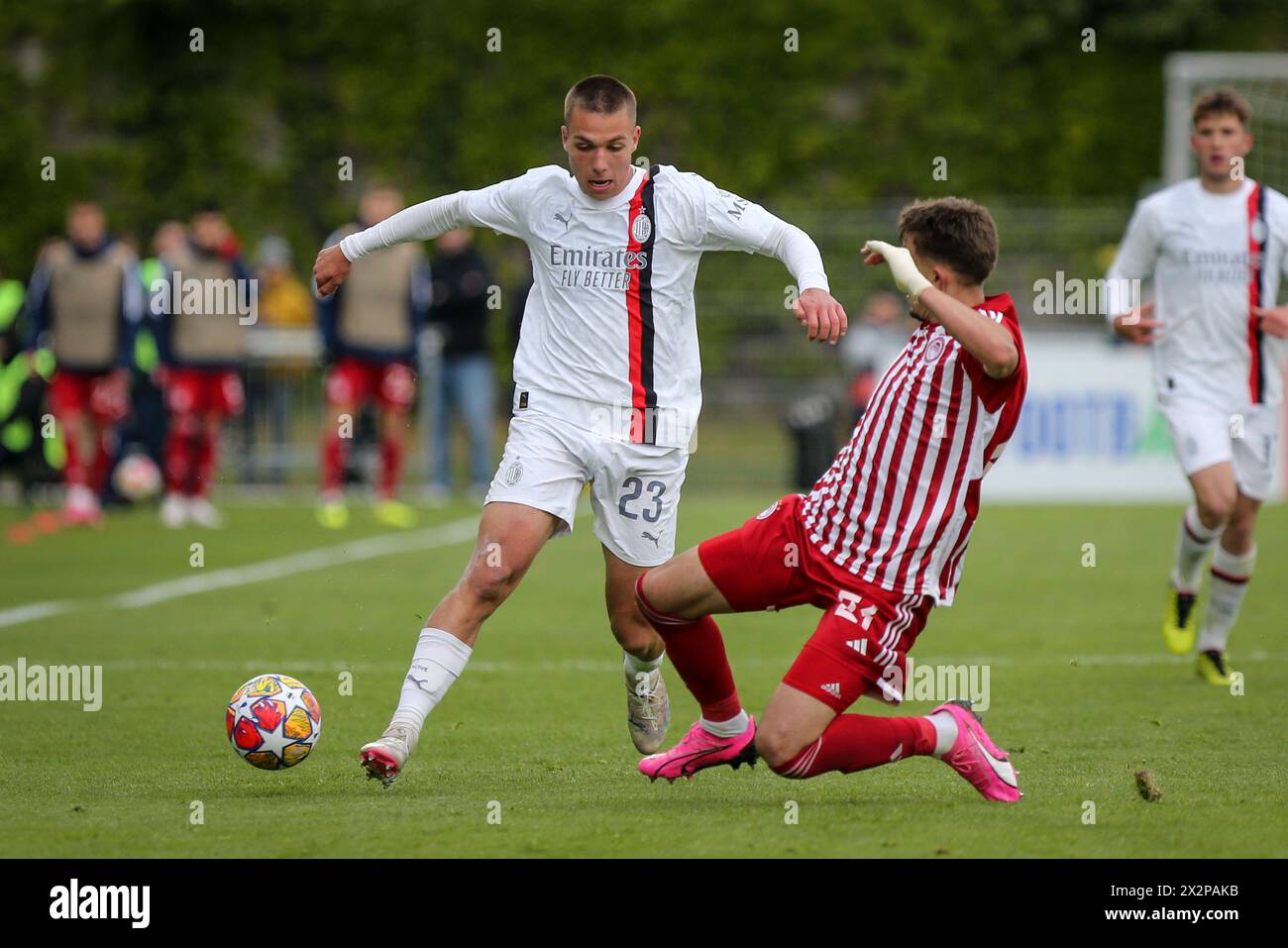Nyon, Switzerland, 22st April, 2024. Vittorio Magni during the match ...