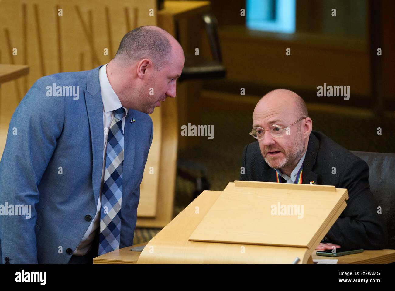 Edinburgh Scotland, UK 23 April 2024. Cabinet Secretary for NHS ...