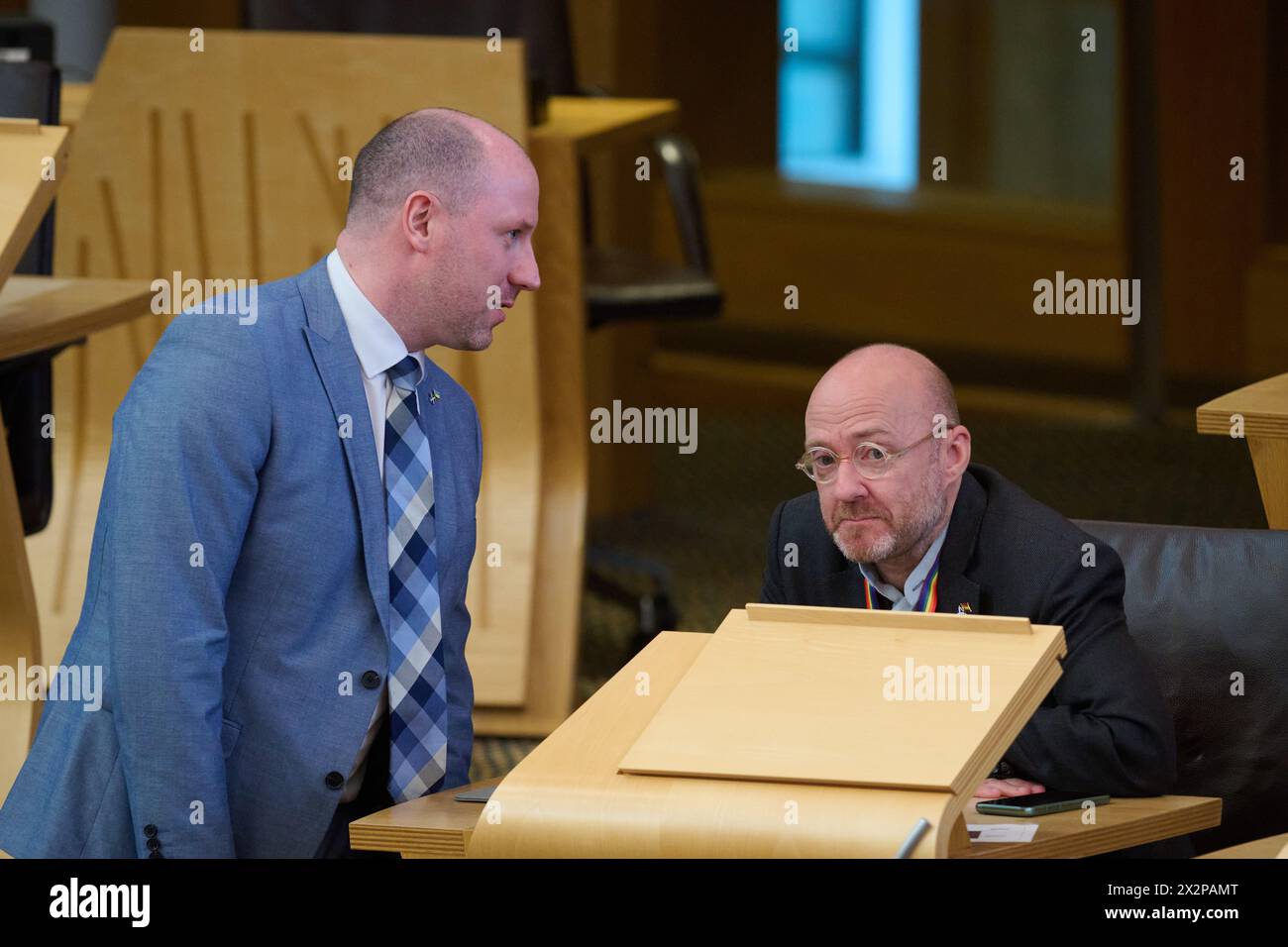 Edinburgh Scotland, UK 23 April 2024. Cabinet Secretary for NHS ...