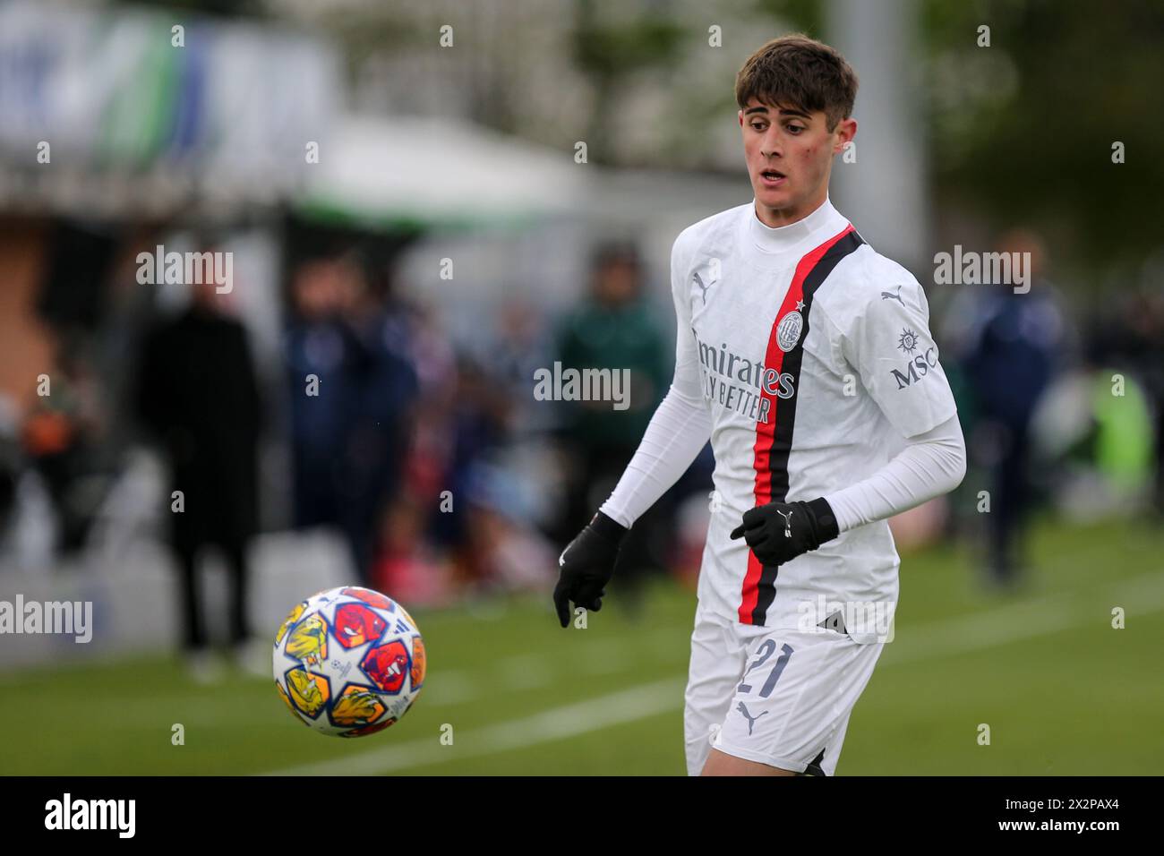 Nyon, Switzerland, 22st April, 2024. Mattia Liberali during the match ...