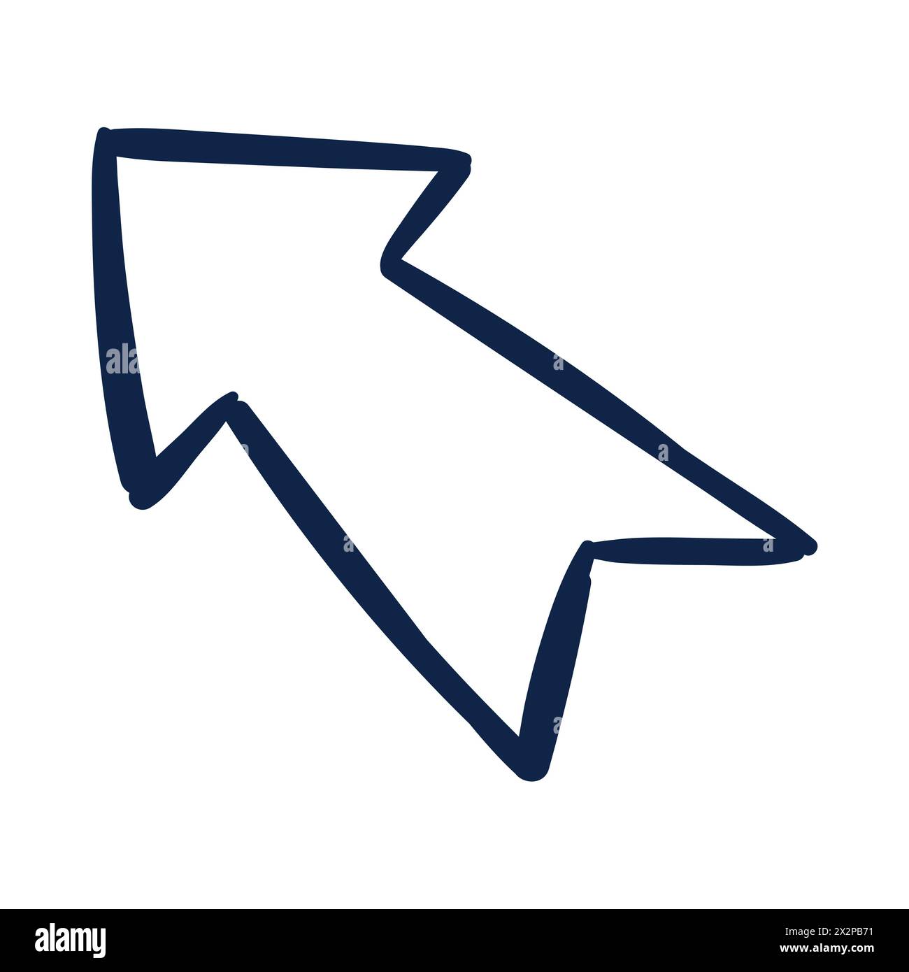 Arrow Scribble. Arrow Scribble Vector Drawing Stock Vector Image & Art ...