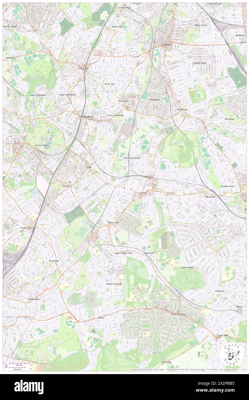 Beckenham Library, Greater London, GB, United Kingdom, England, N 51 24 ...