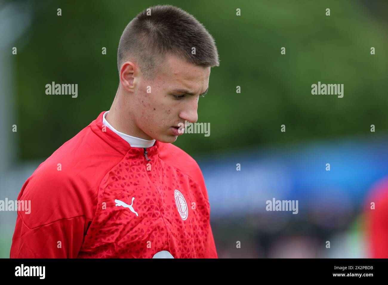 Nyon, Switzerland, 22st April, 2024. Francesco Camarda during the match ...