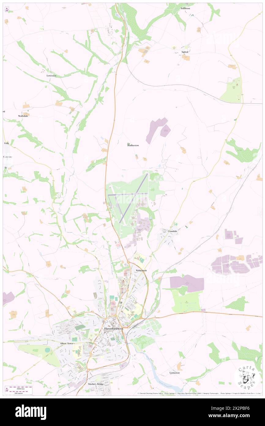 Haverfordwest Airport, Pembrokeshire, GB, United Kingdom, Wales, N 51 ...