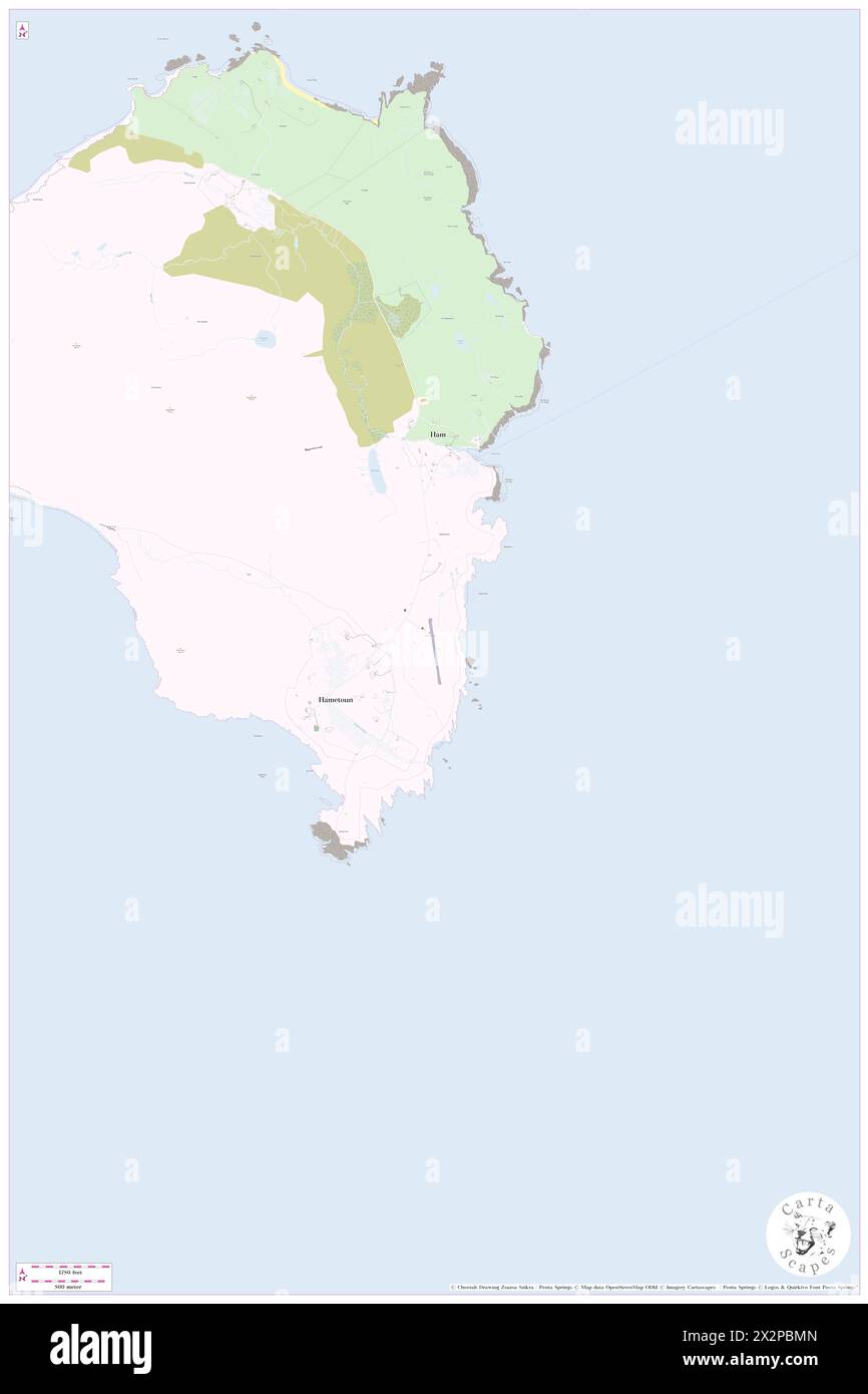 Foula Airport, Shetland Islands, GB, United Kingdom, Scotland, N 60 7 ...