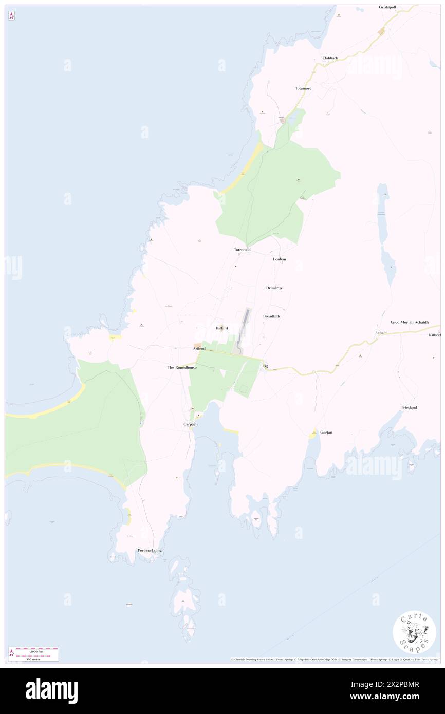 Coll Airport, Argyll and Bute, GB, United Kingdom, Scotland, N 56 36' 4 ...