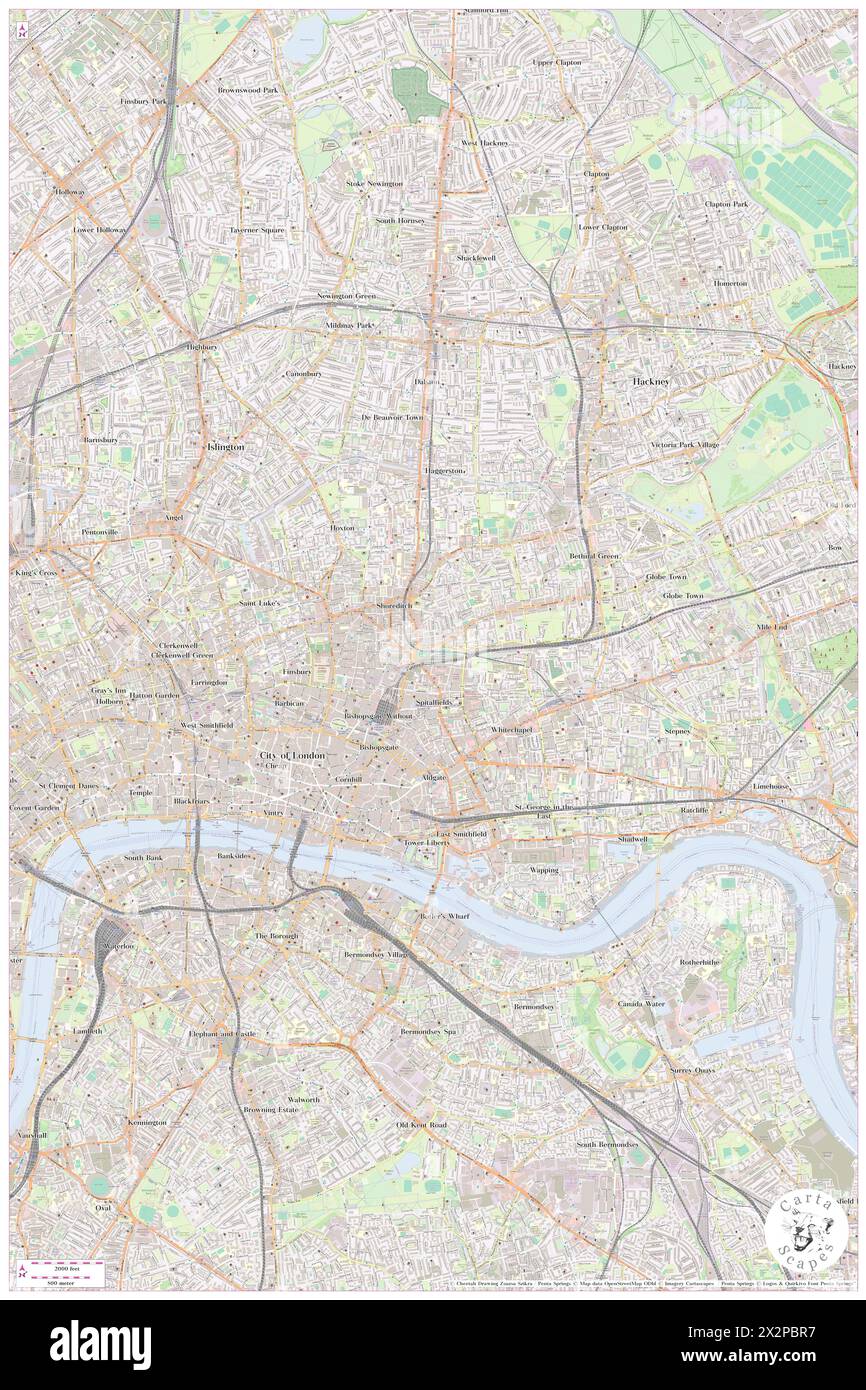 Shoreditch High Street Rail Station, Greater London, GB, United Kingdom ...