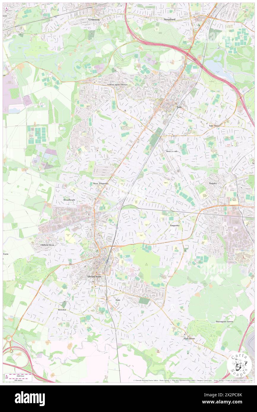 Timperley, Trafford, GB, United Kingdom, England, N 53 24' 14'', S 2 20 ...
