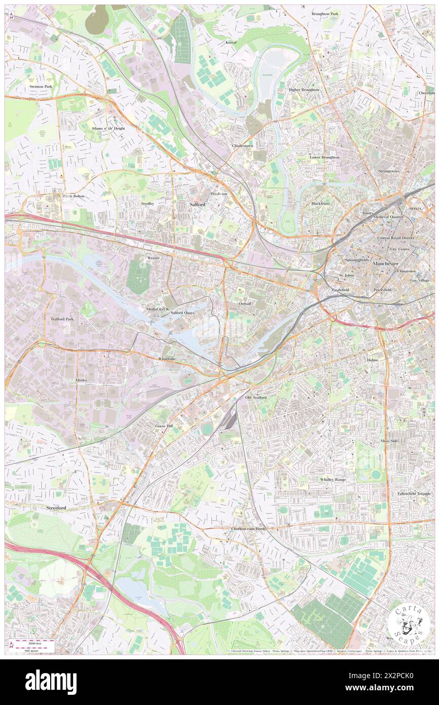 Salford Quays, City and Borough of Salford, GB, United Kingdom, England ...