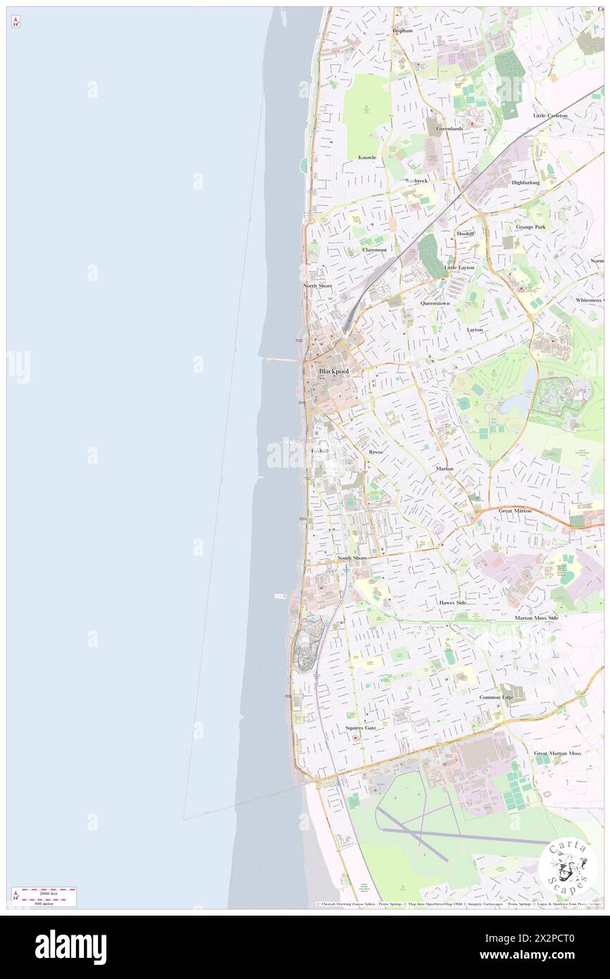Foxhall Square, Blackpool, GB, United Kingdom, England, N 53 48' 33 ...