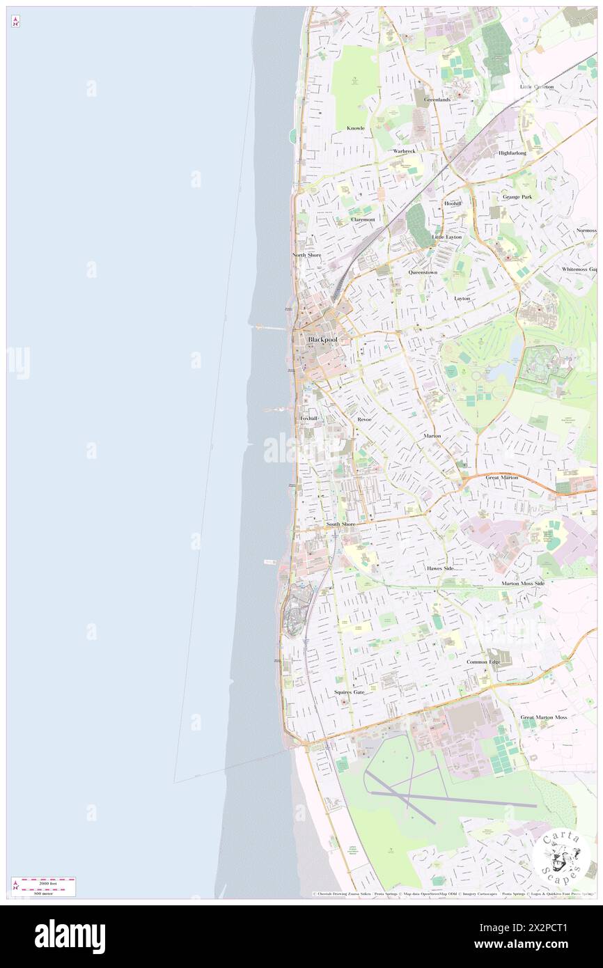 Lytham Road, Blackpool, GB, United Kingdom, England, N 53 48' 23'', S 3 ...
