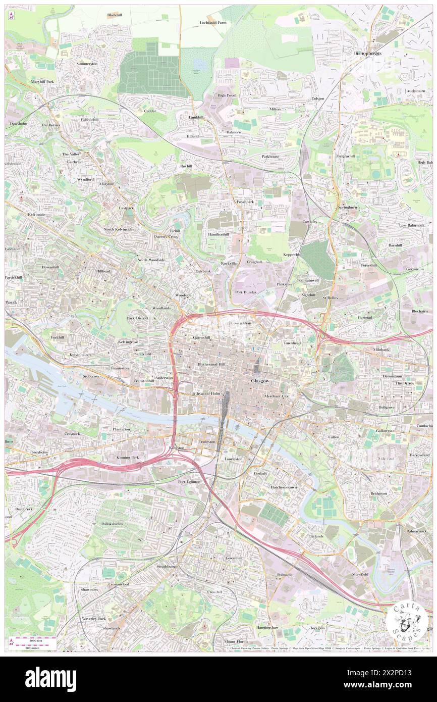 Glasgow subway map hi-res stock photography and images - Alamy