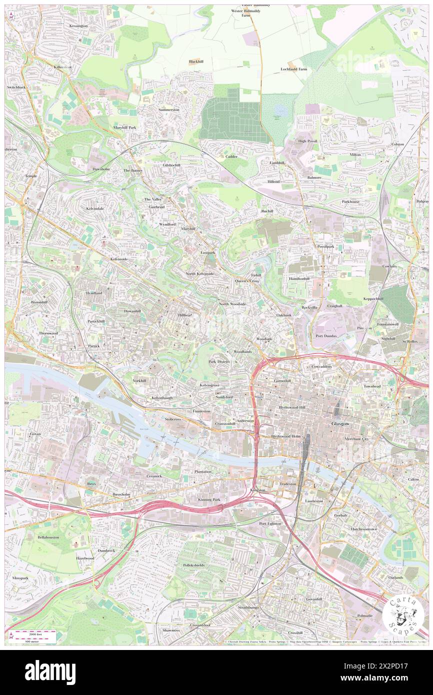 Glasgow subway map hi-res stock photography and images - Alamy