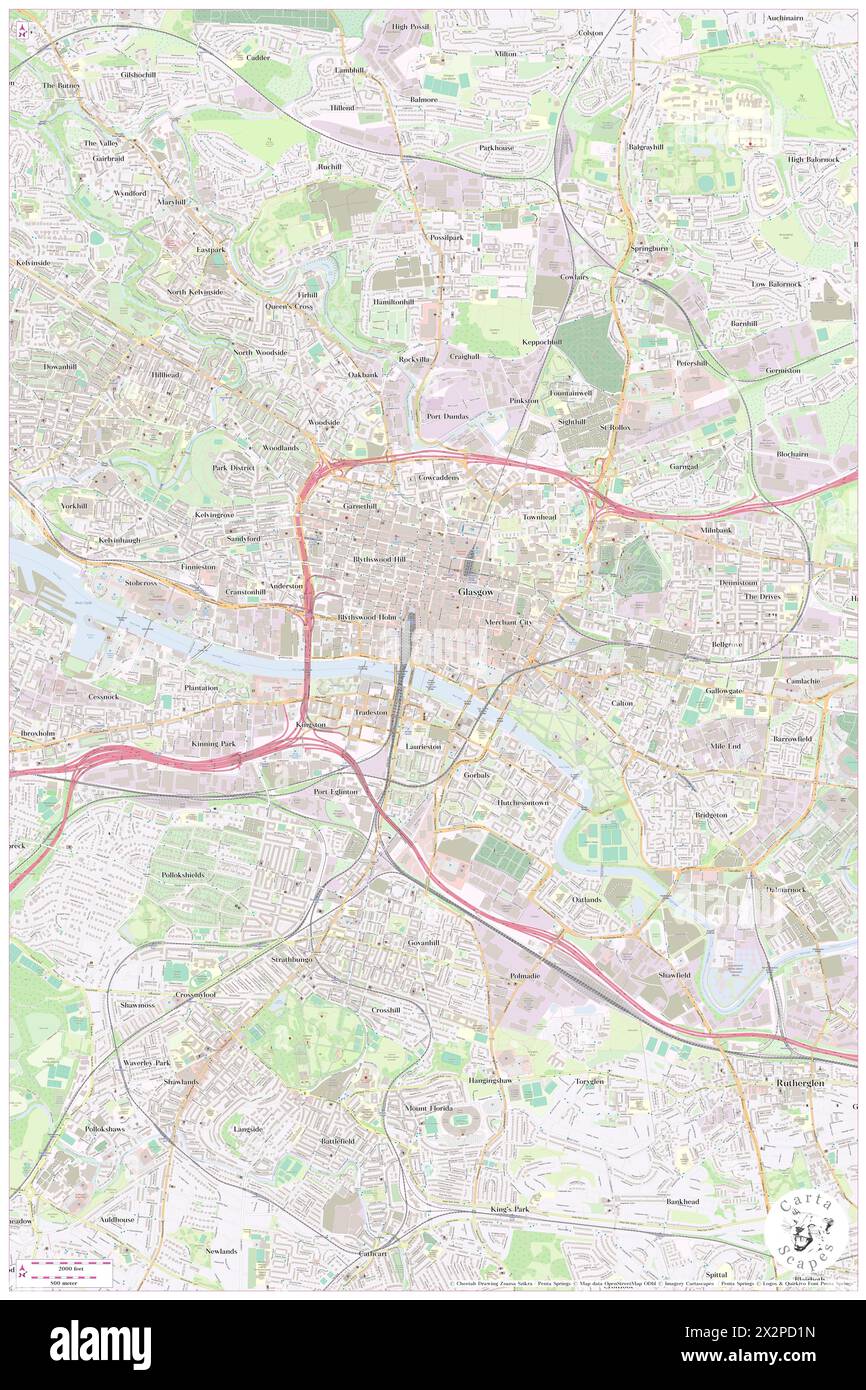Glasgow subway map hi-res stock photography and images - Alamy
