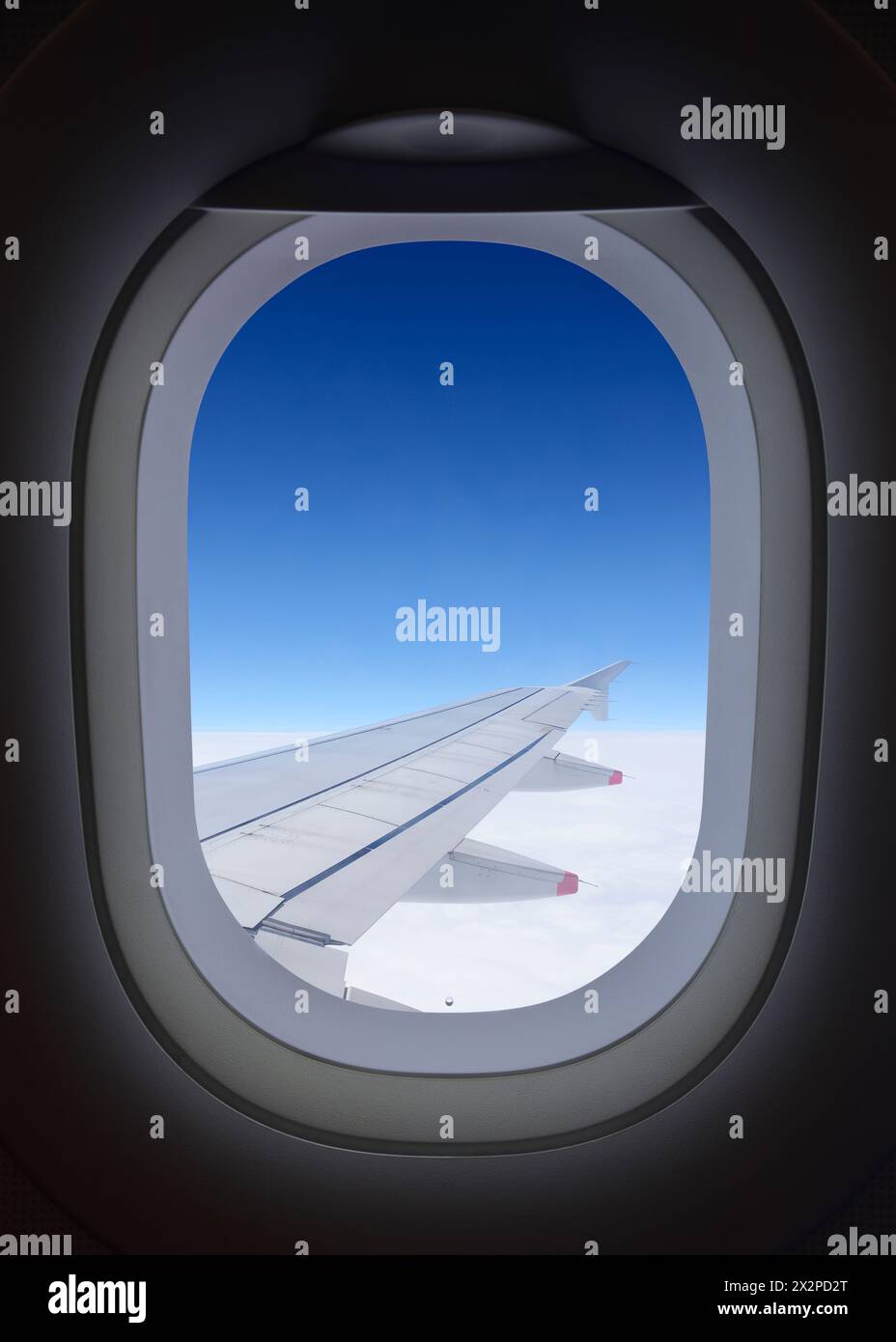 Aircraft window seat view hi-res stock photography and images - Alamy