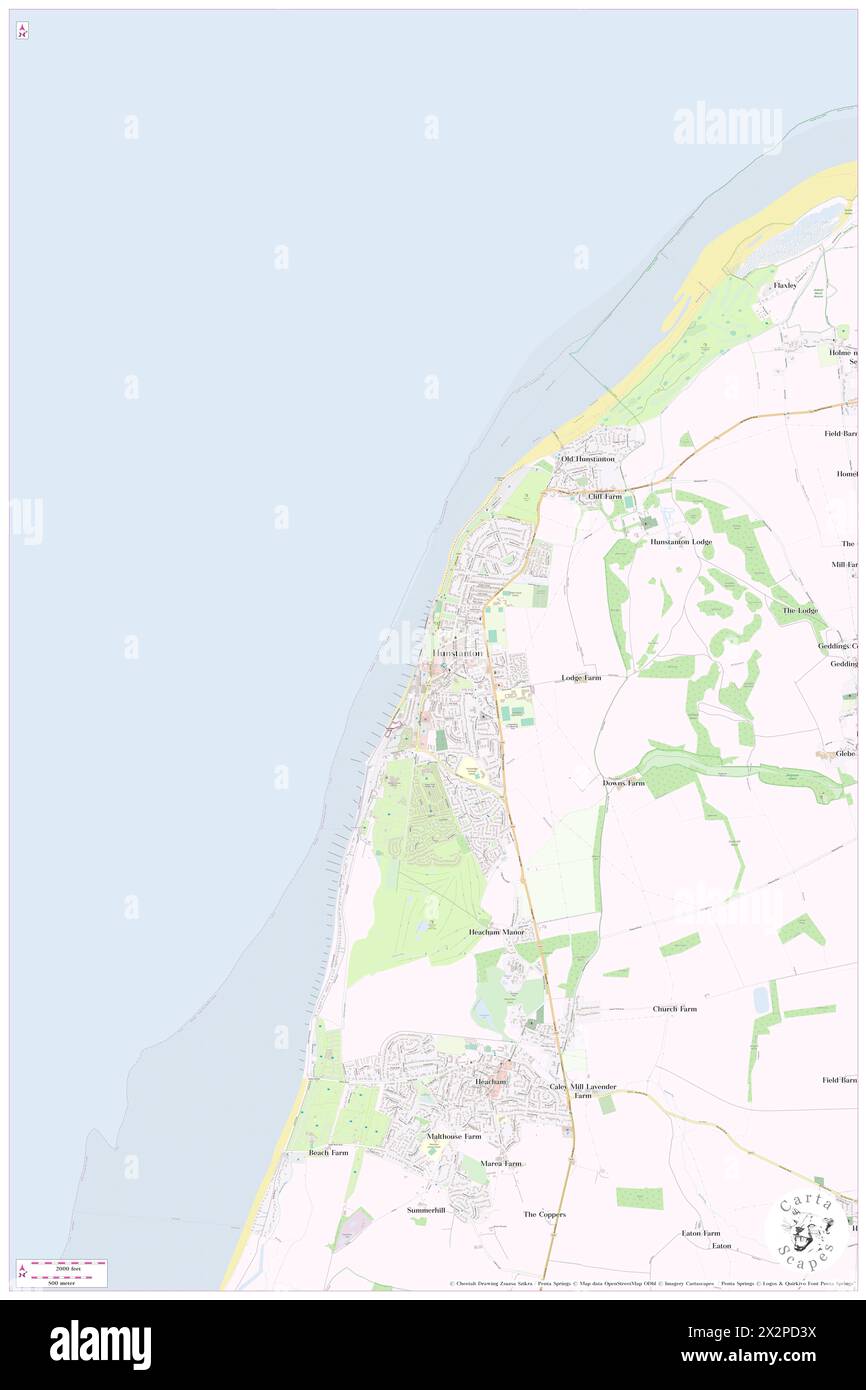 Norfolk Coast Path (Hunstanton Trailhead), Norfolk, GB, United Kingdom ...