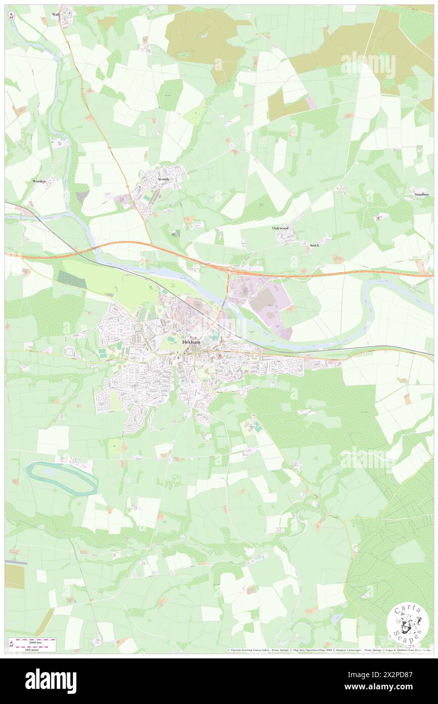 Hexham Station bus stop, Northumberland, GB, United Kingdom, England, N ...