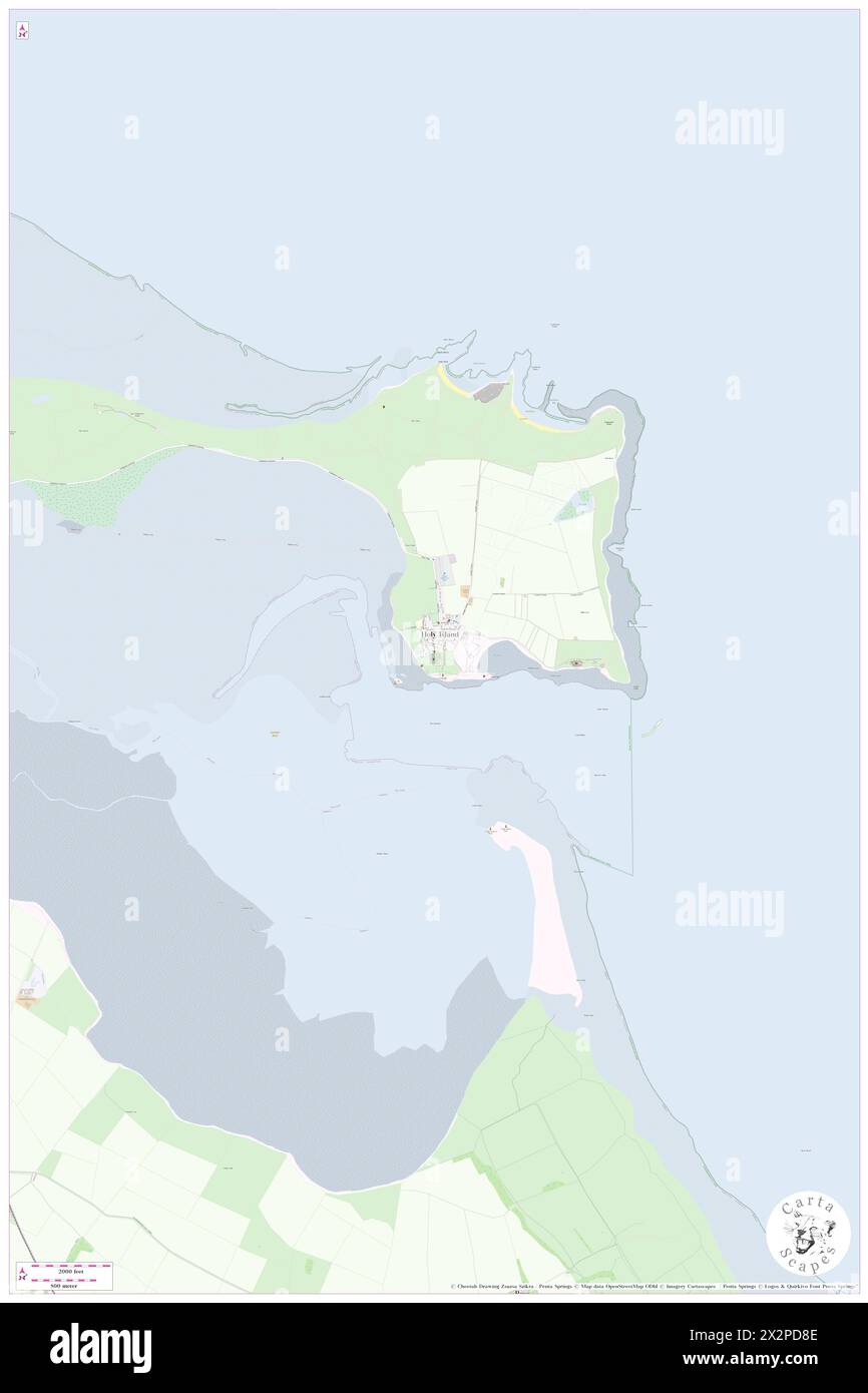 Lindisfarne museum, Northumberland, GB, United Kingdom, England, N 55 ...