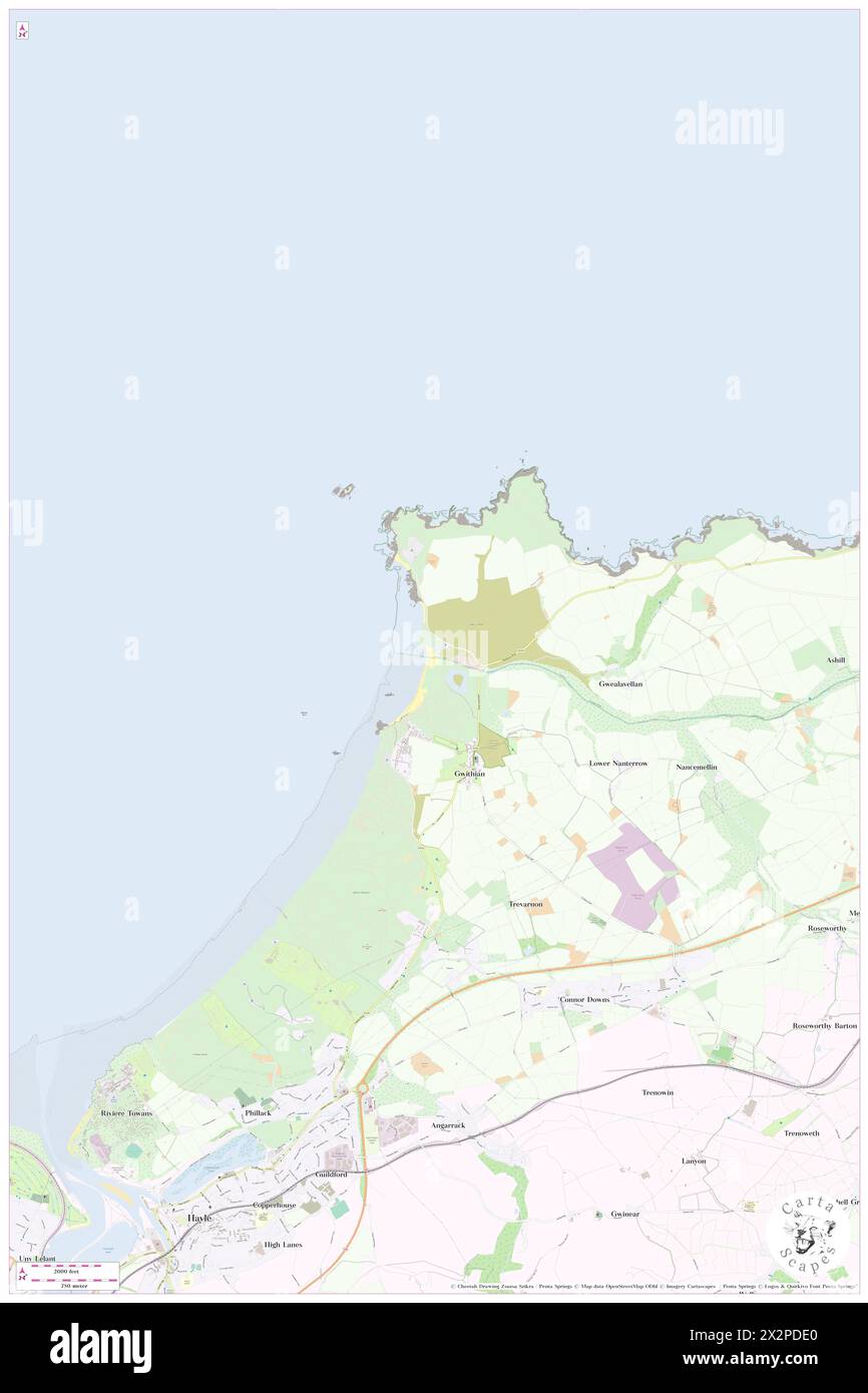 Red River, Cornwall, GB, United Kingdom, England, N 50 13' 48'', S 5 23 ...