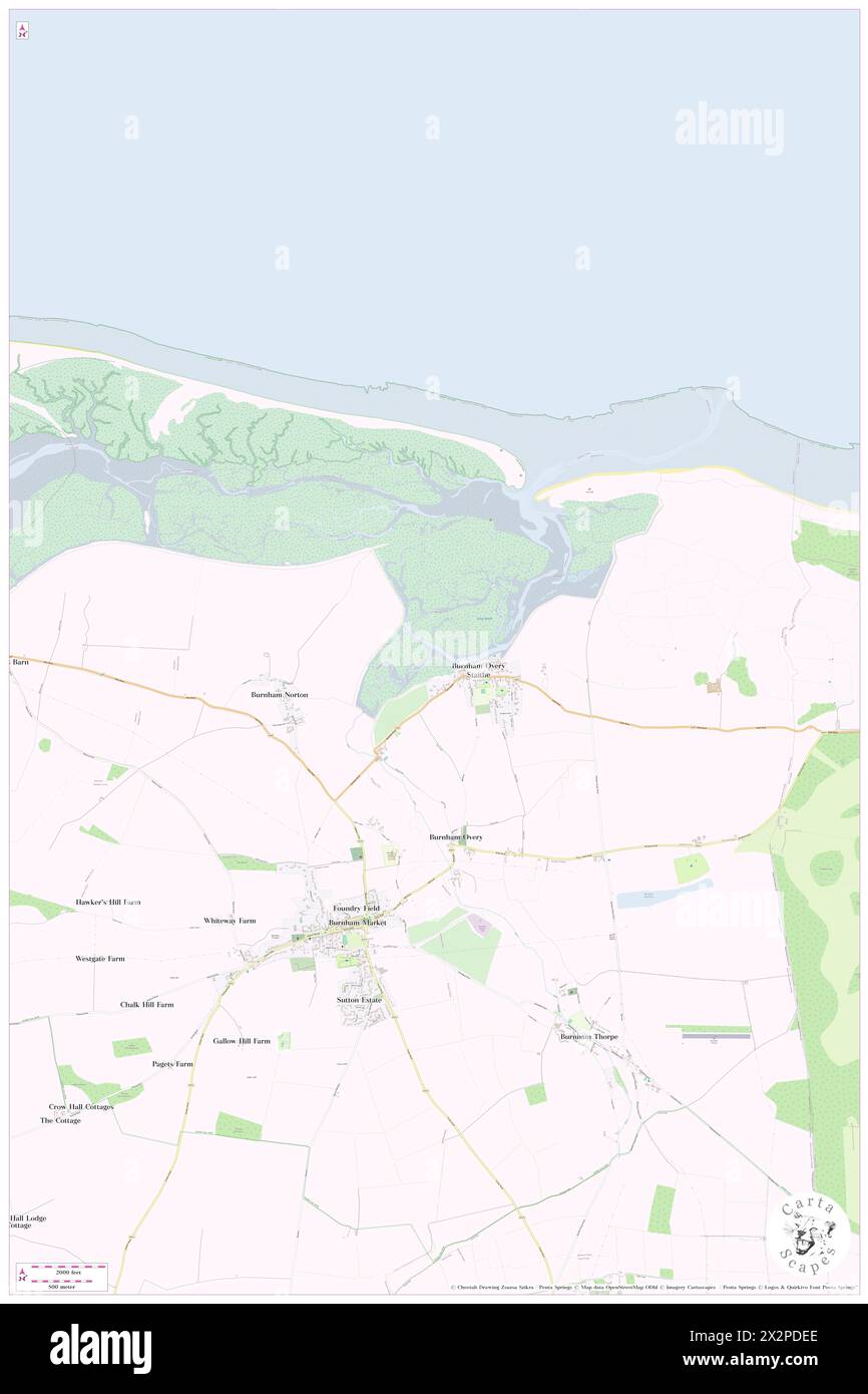 River Burn, Norfolk, GB, United Kingdom, England, N 52 57' 55'', N 0 44 ...