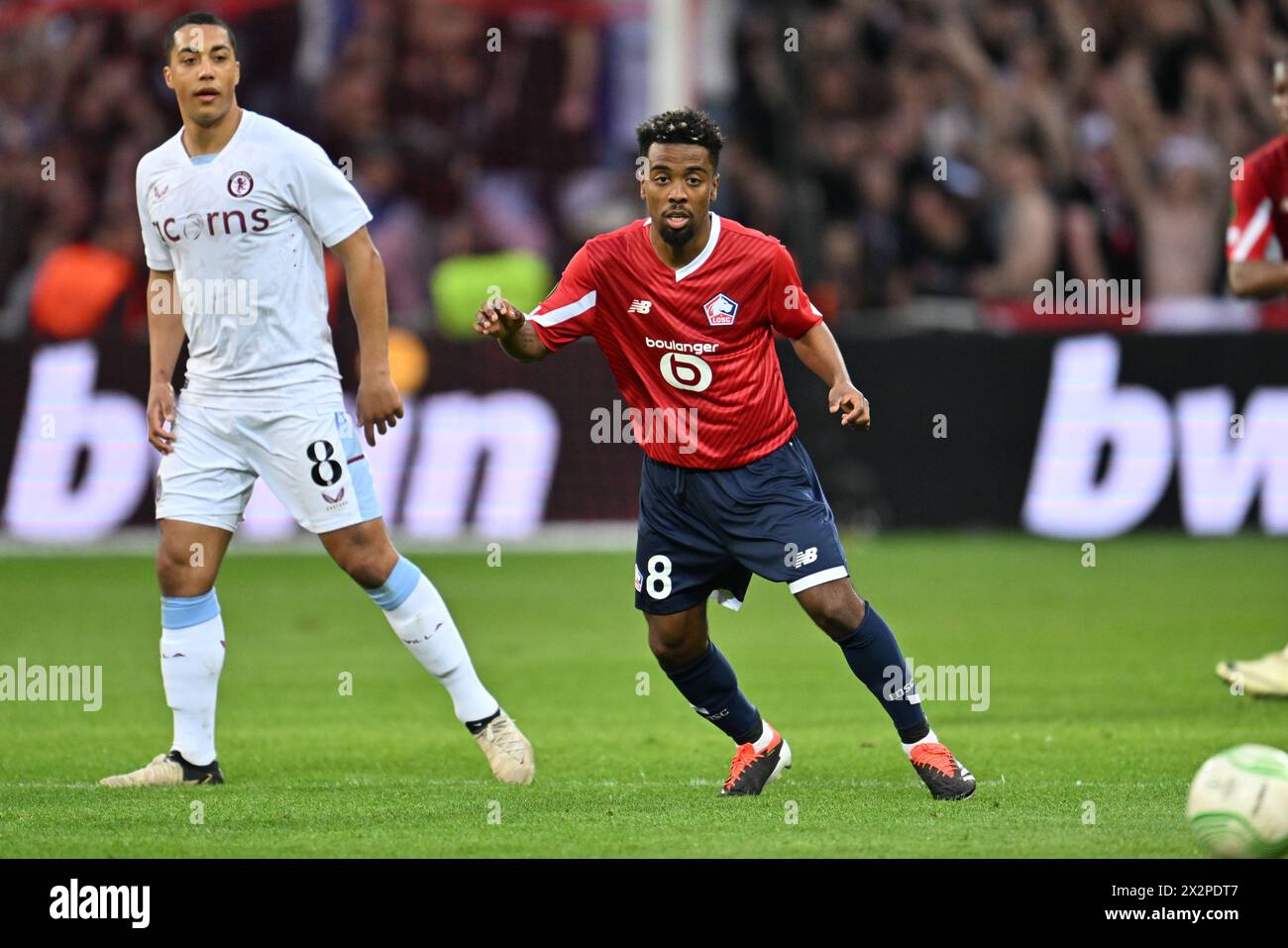 Angel Gomes (8) of Lille pictured during the Uefa Conference League ...