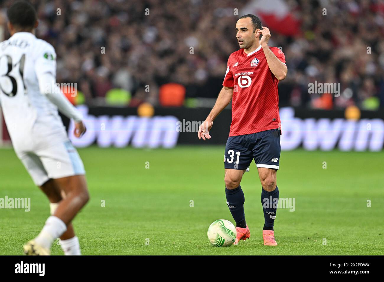Ismaily (31) of Lille pictured during the Uefa Conference League ...