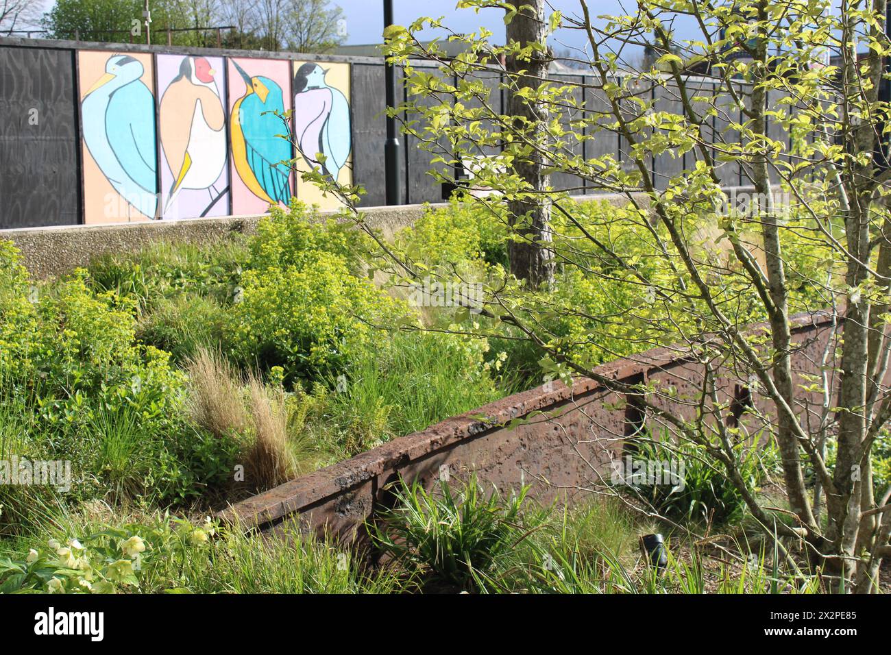 Mayfield Depot Manchester's newest urban park Stock Photo - Alamy