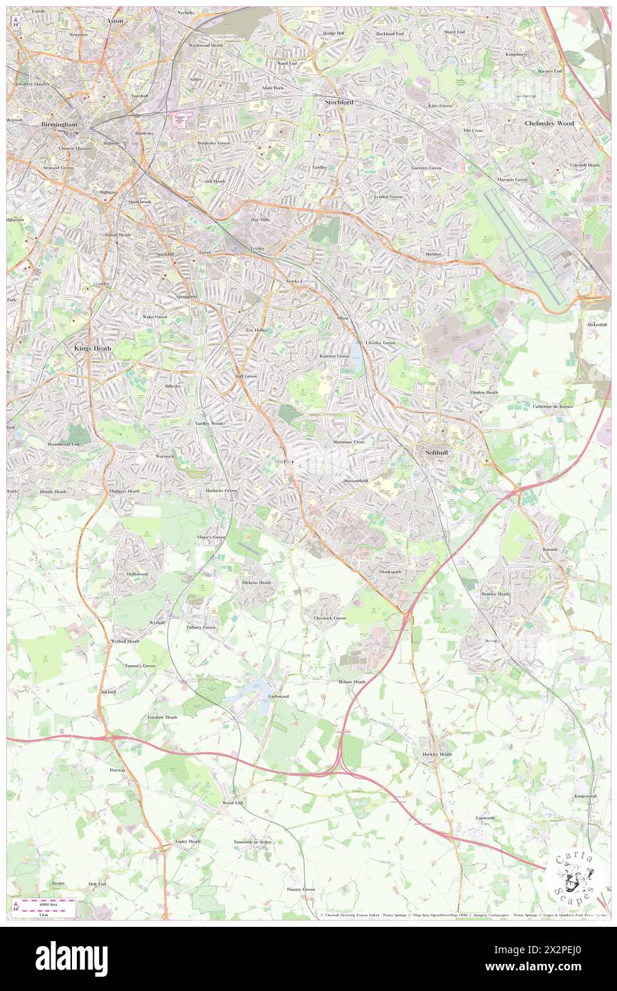Shirley, Solihull, GB, United Kingdom, England, N 52 24' 38'', S 1 49 ...