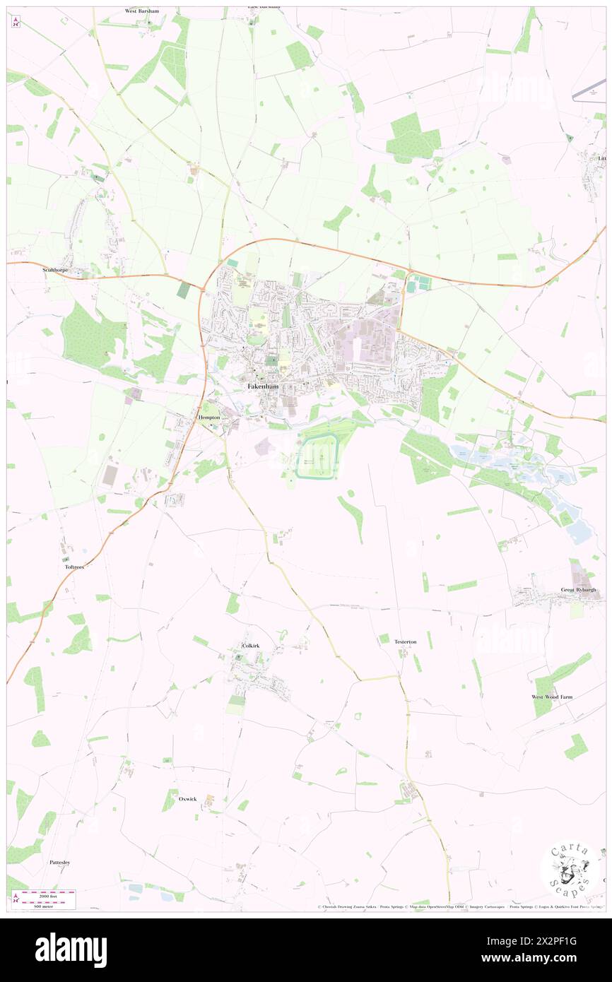 Fakenham Racecourse, Norfolk, GB, United Kingdom, England, N 52 49' 20 ...