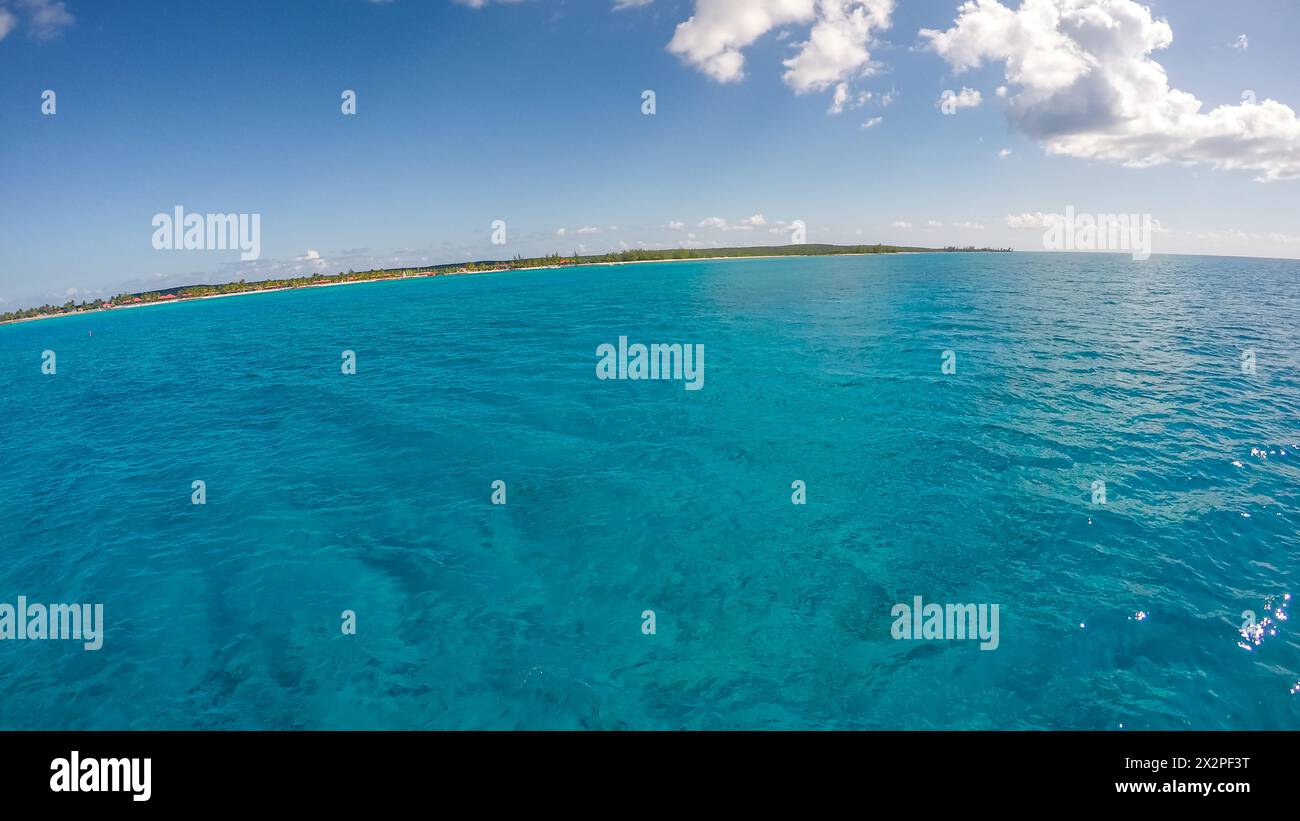 Tropical beach of Princess Cays Island in Bahamas Stock Photo - Alamy