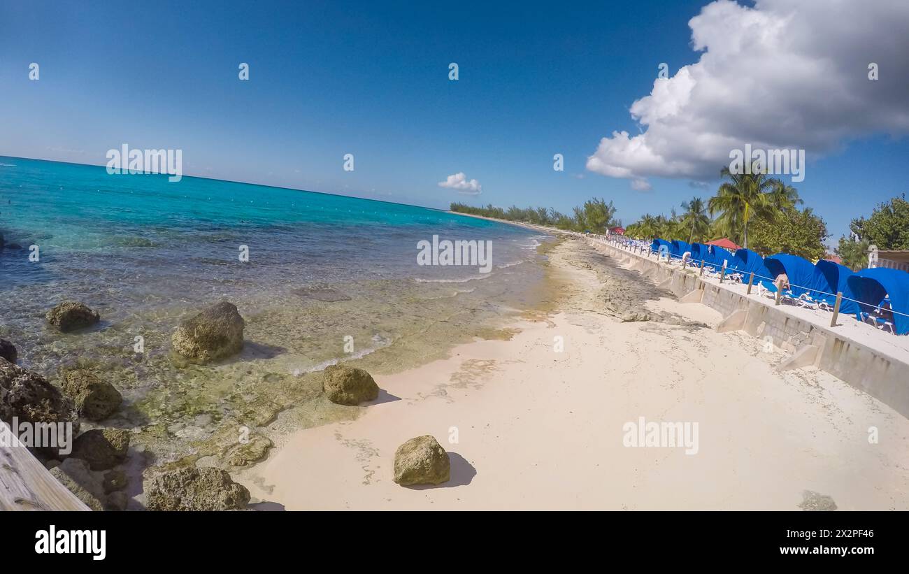 Tropical beach of Princess Cays Island in Bahamas Stock Photo - Alamy