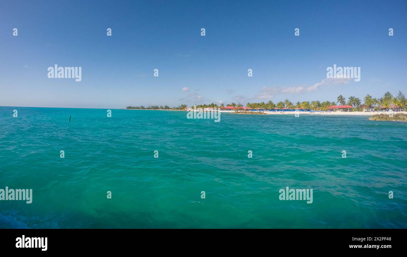 Tropical beach of Princess Cays Island in Bahamas Stock Photo - Alamy