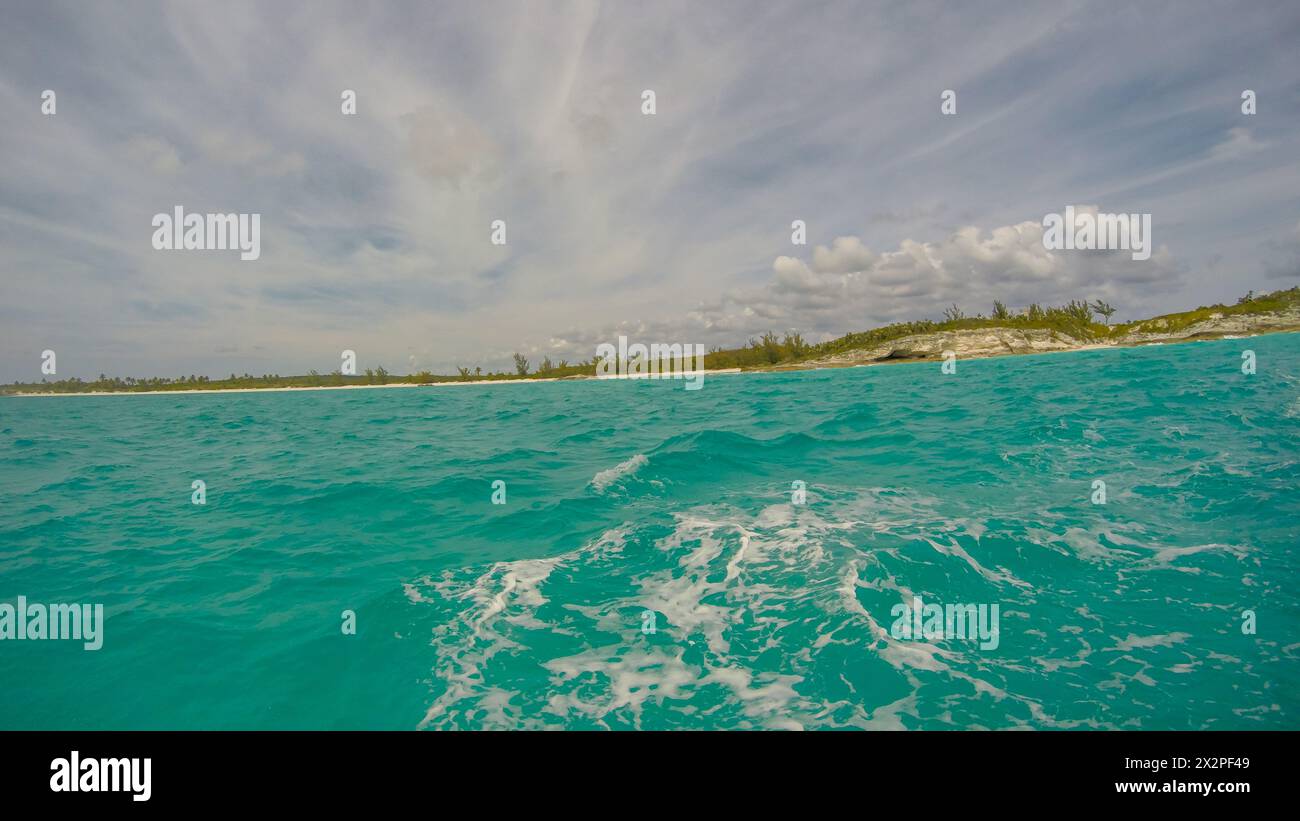 Tropical beach of Princess Cays Island in Bahamas Stock Photo - Alamy