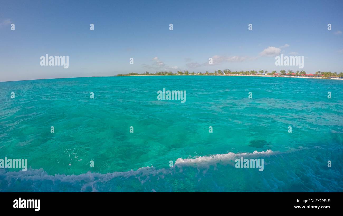 Tropical beach of Princess Cays Island in Bahamas Stock Photo - Alamy