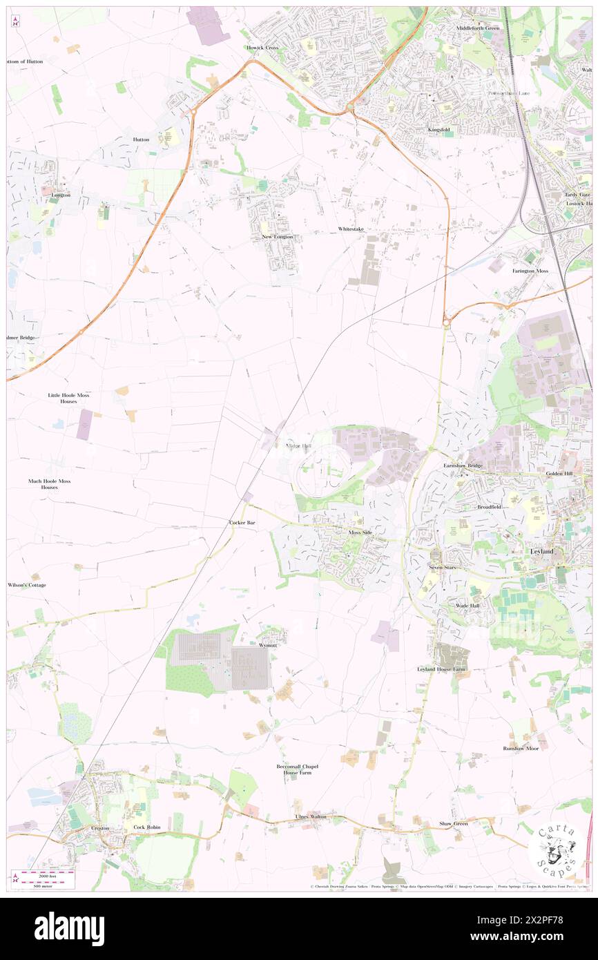 Midge Hall, Lancashire, GB, United Kingdom, England, N 53 42' 3'', S 2 ...