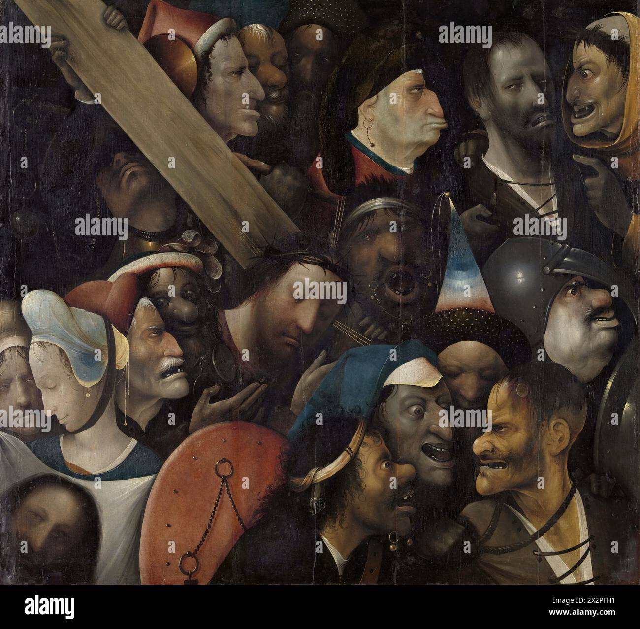 Hieronymus Bosch – Christ carrying the Cross (follower Stock Photo - Alamy