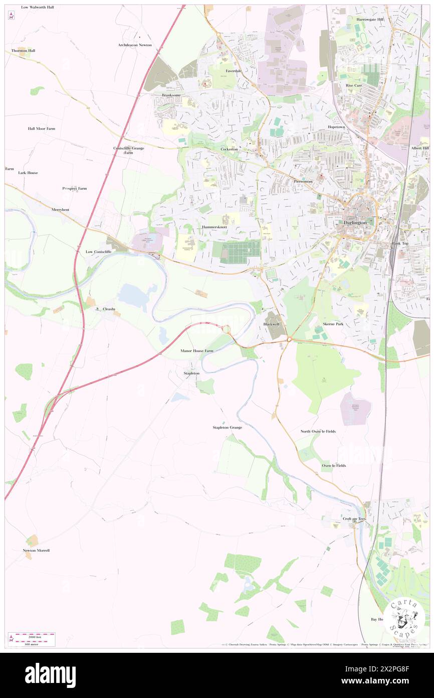 A66(m) Motorway, GB, United Kingdom, N 54 30' 35'', S 1 35' 17'', map ...